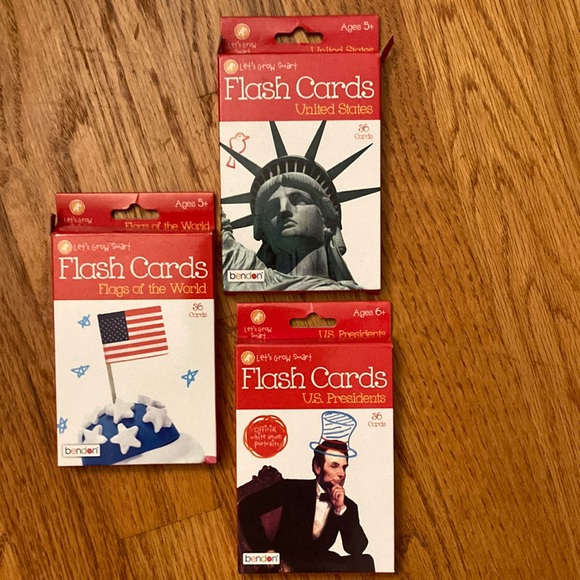 Toys | Flash Card Sets Us States Flags Of The World Us Presidents ...